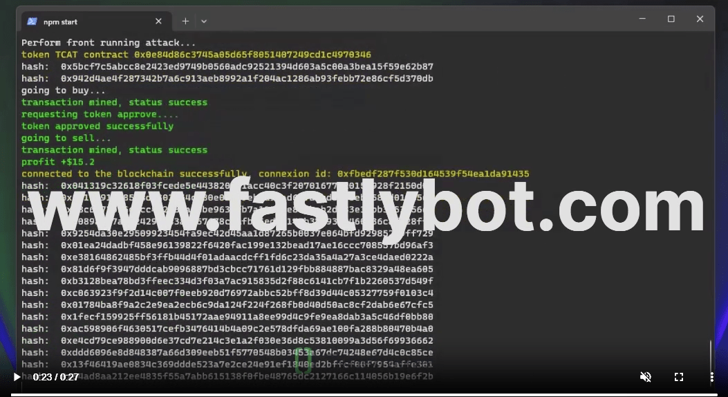 Secure Lifetime Frontrunning Profits with FastlyBot (One-Time Payment)